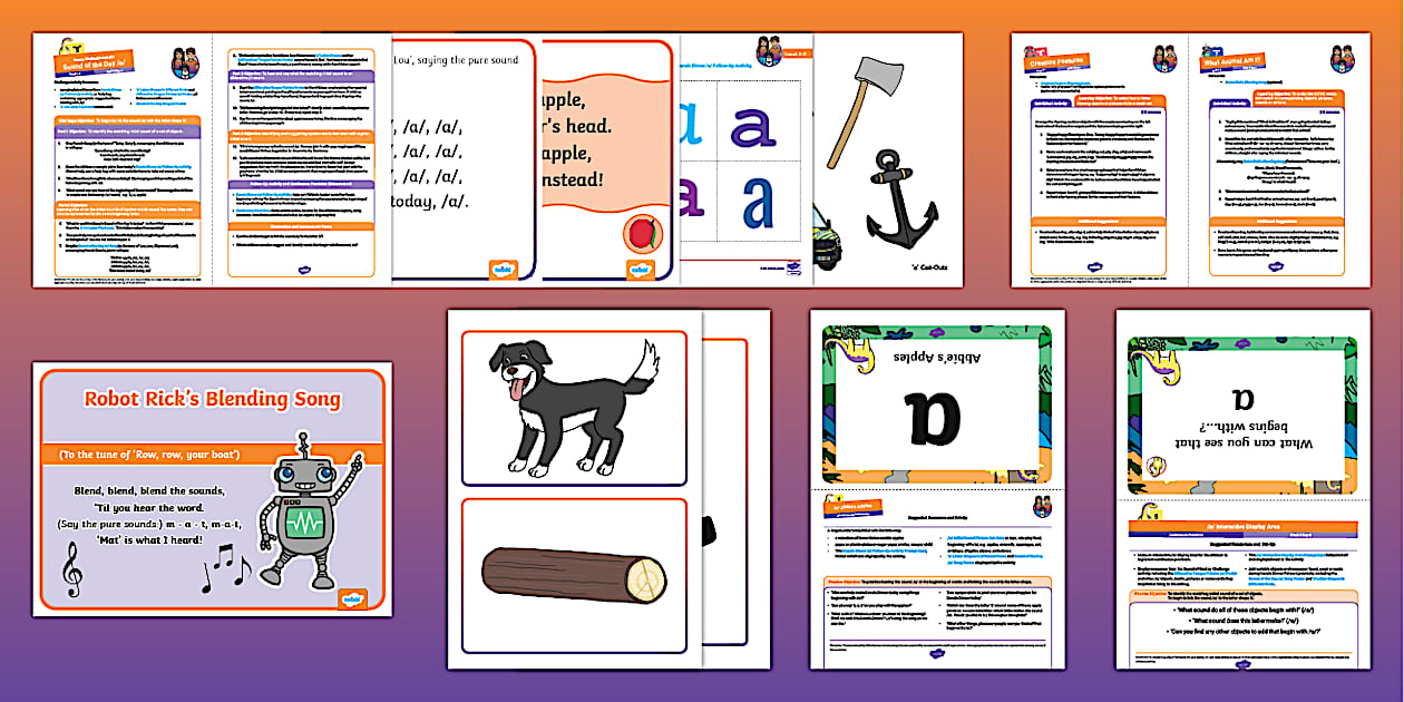 Pre-phase 2 pack: Level 1-2, Week 3, Day 4 of Twinkl Phonics ...