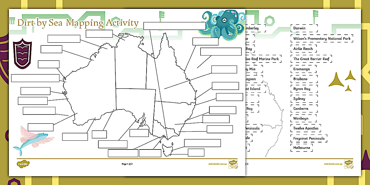 Mapping Activity to Support Teaching on ‘Dirt by Sea’