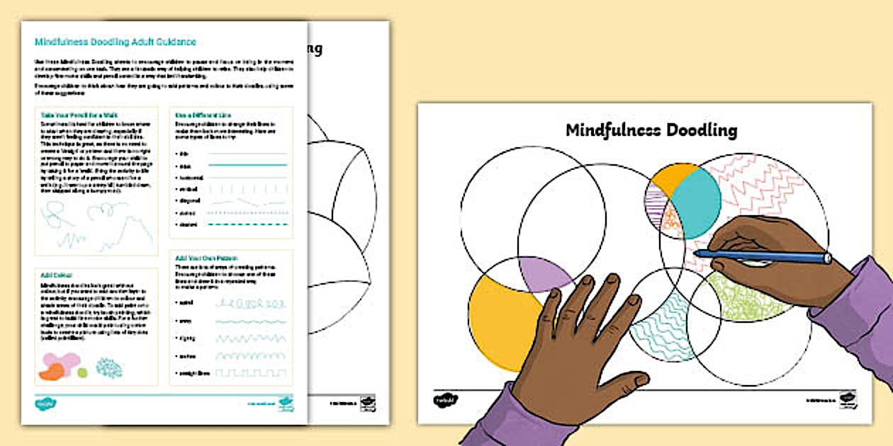 Mindfulness Doodling Resource Pack (teacher made) - Twinkl