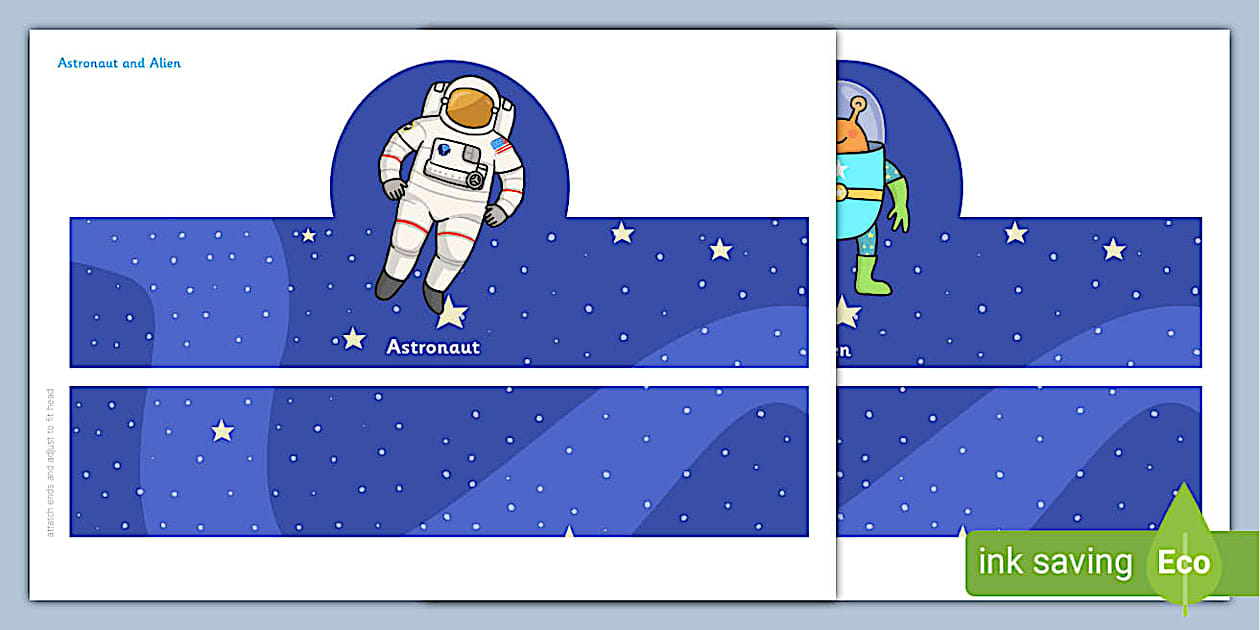 Astronaut and Alien Role Play Headbands (teacher made)