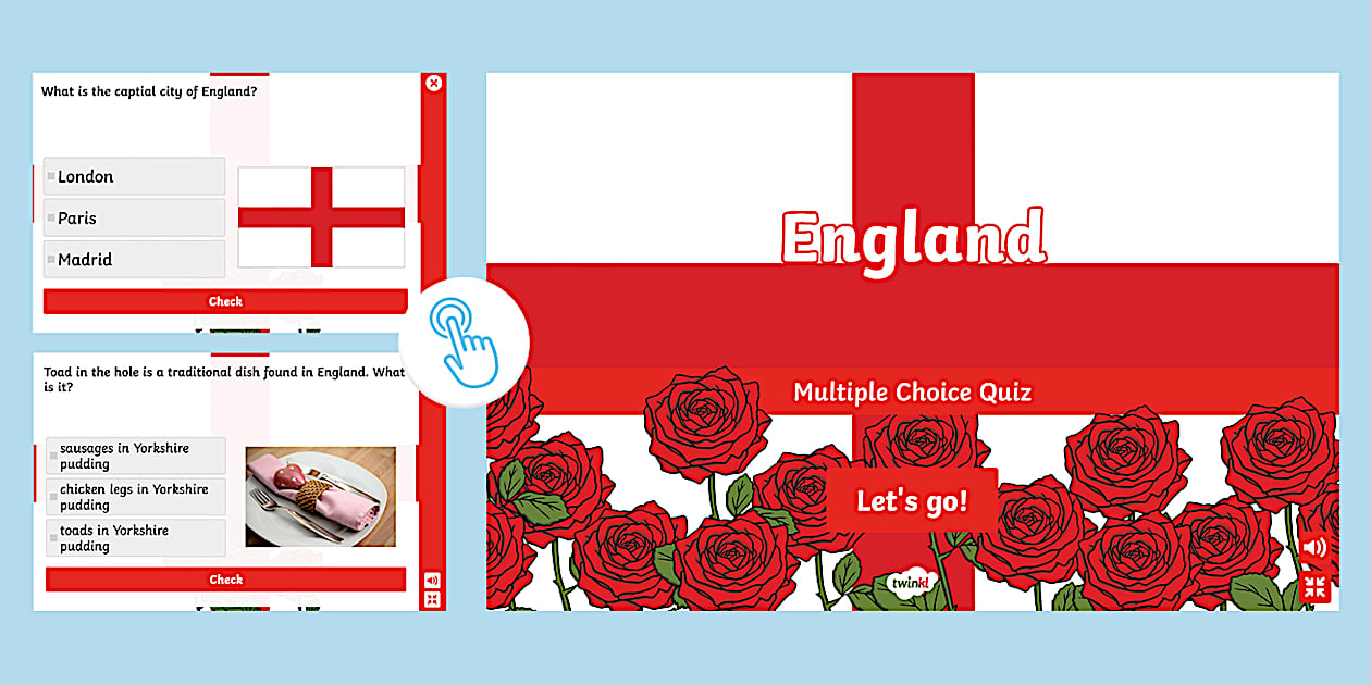 KS1 England Interactive Quiz - KS1 (teacher made) - Twinkl
