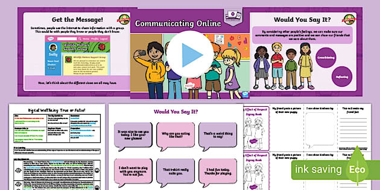 PSHE: KS1 Digital Wellbeing - Lesson Pack 5