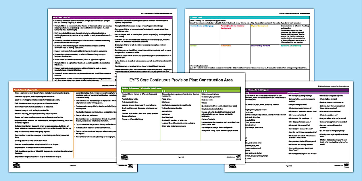 Ideas For Construction Area In Nursery | Twinkl - Twinkl