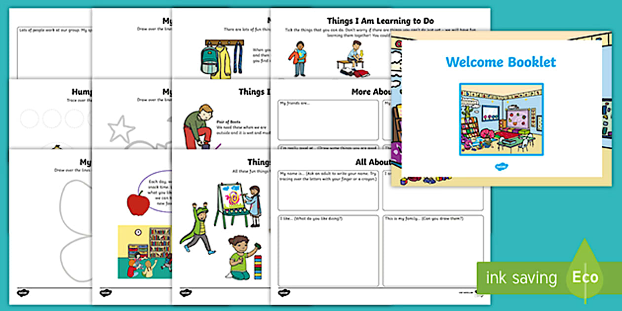 Editable EYFS Nursery and Pre-School Welcome Pack - Twinkl