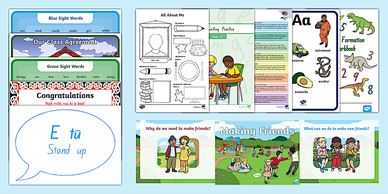 Beginning Teacher Starter Pack: New Entrants (Teacher-Made)