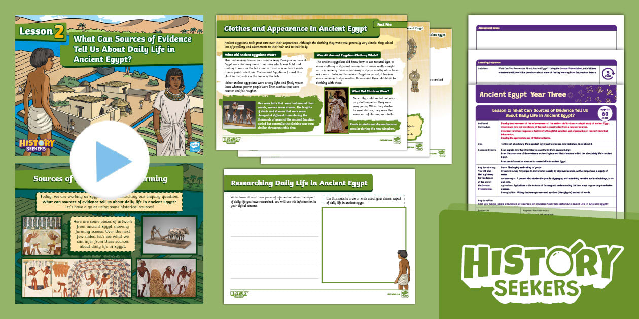Ancient Egypt Lesson 2: Daily Life