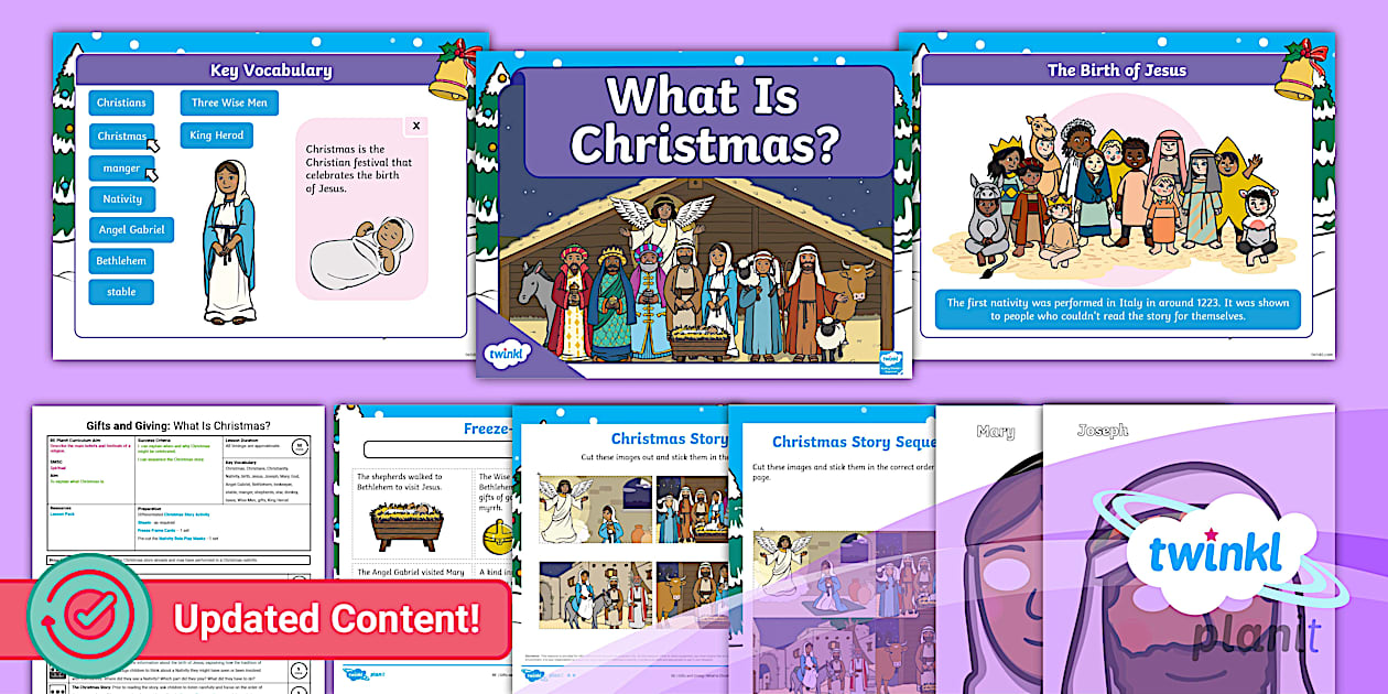 RE: What is Christmas? - Gifts & Giving Lesson Pack 1