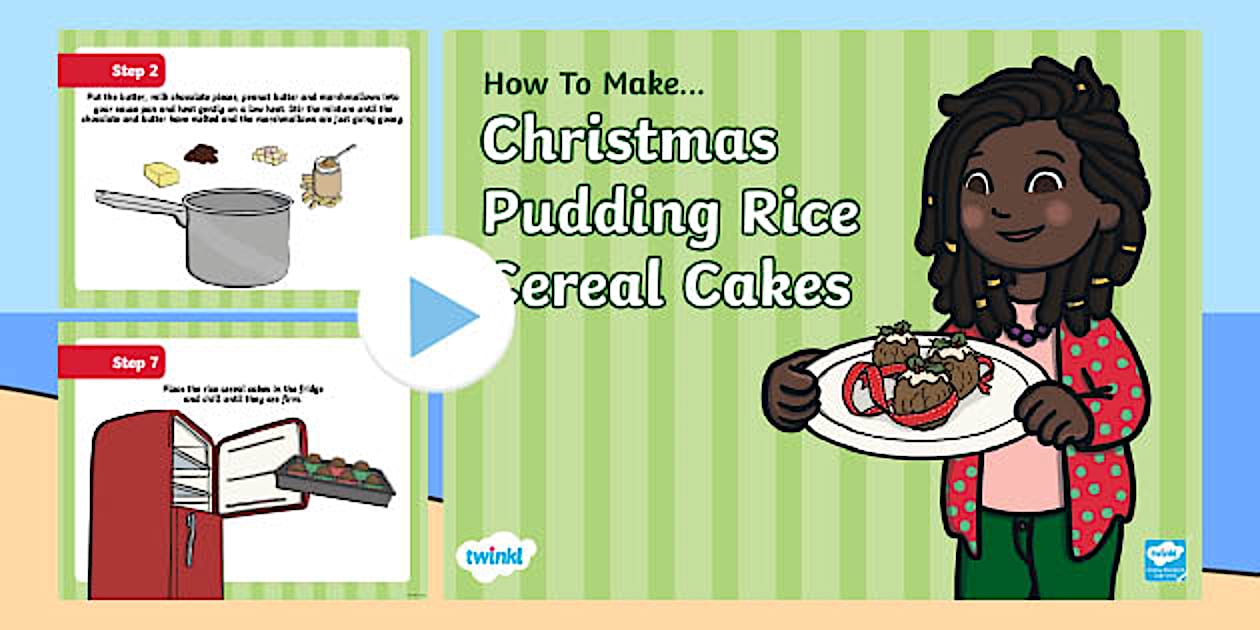 Christmas Pudding Rice Cereal Cakes Recipe PowerPoint - australia