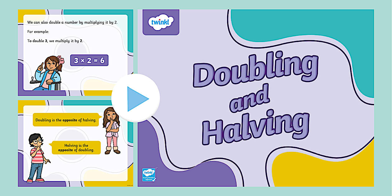 Doubling and Halving PowerPoint (teacher made) - Twinkl