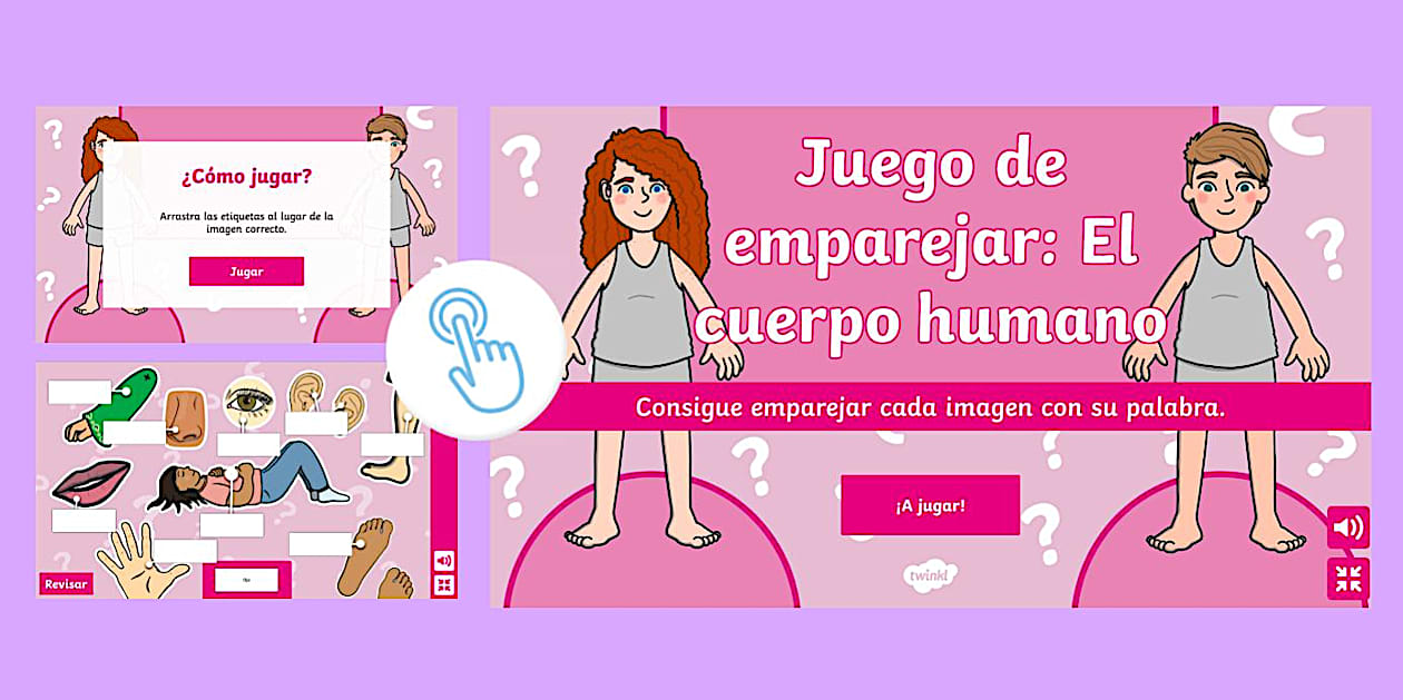 Juego interactivo: El cuerpo humano - Twinkl Go - Twinkl