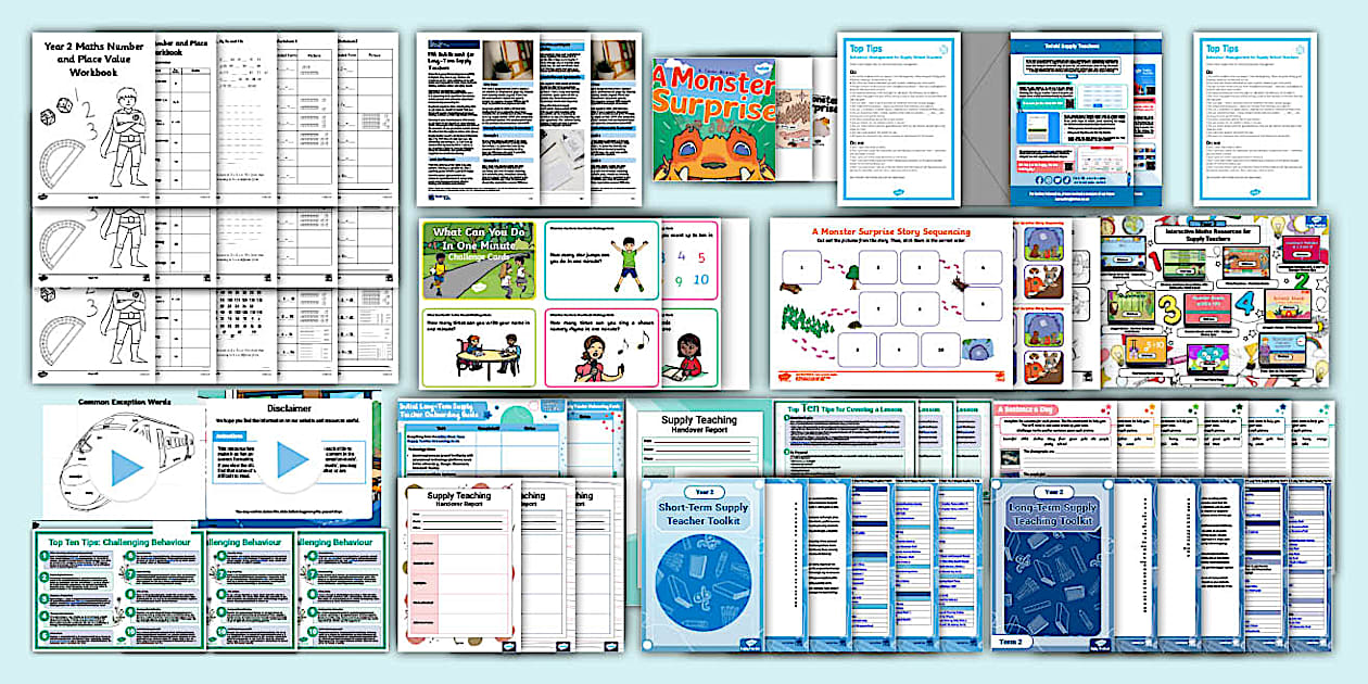 KS1 Year 2 Supply Pack (teacher made) - Twinkl
