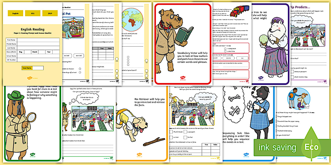 Year 2 SATs Reading Bumper Pack | Totally Pawsome - Twinkl