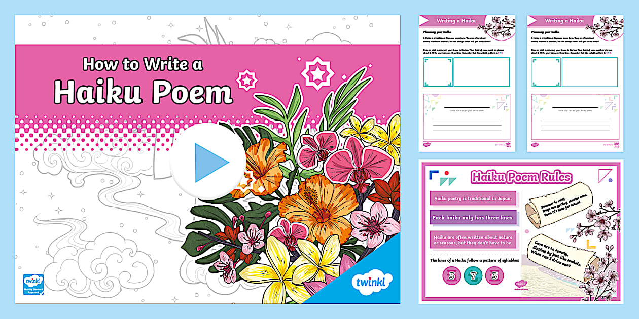 Haiku Writing – How to Write a Haiku Lesson Pack - KS2