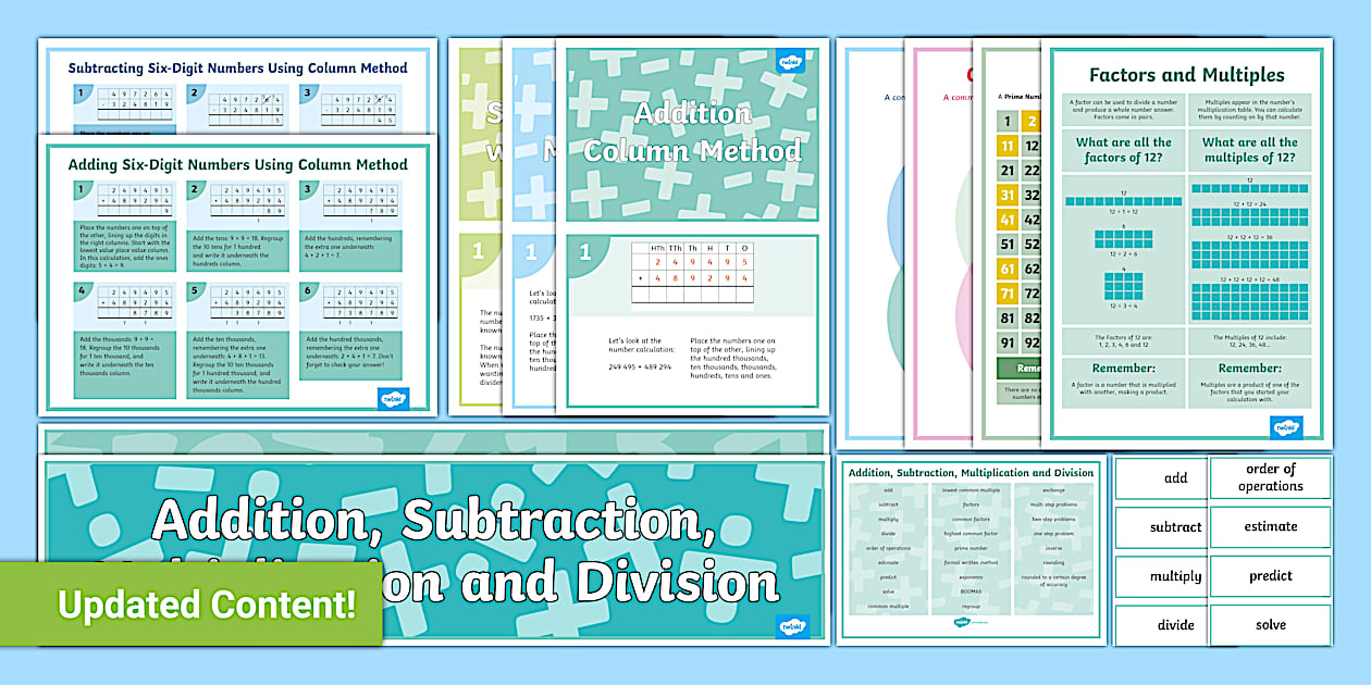 Display Banners And Maths Posters For KS2 | PlanIt Maths