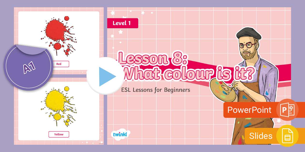 Lesson 8: ESL Colours Lesson | Inclusion | Twinkl - Twinkl