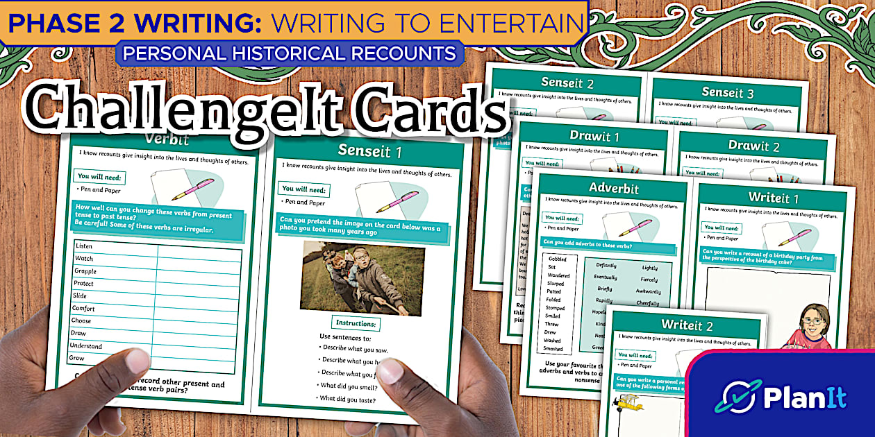 Phase 2 Personal Historical Recounts Challenge Cards