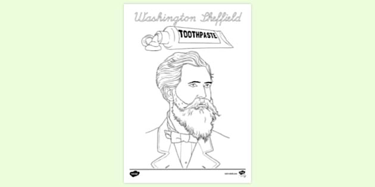 Washington Sheffield Colouring Sheet (teacher made) - Twinkl