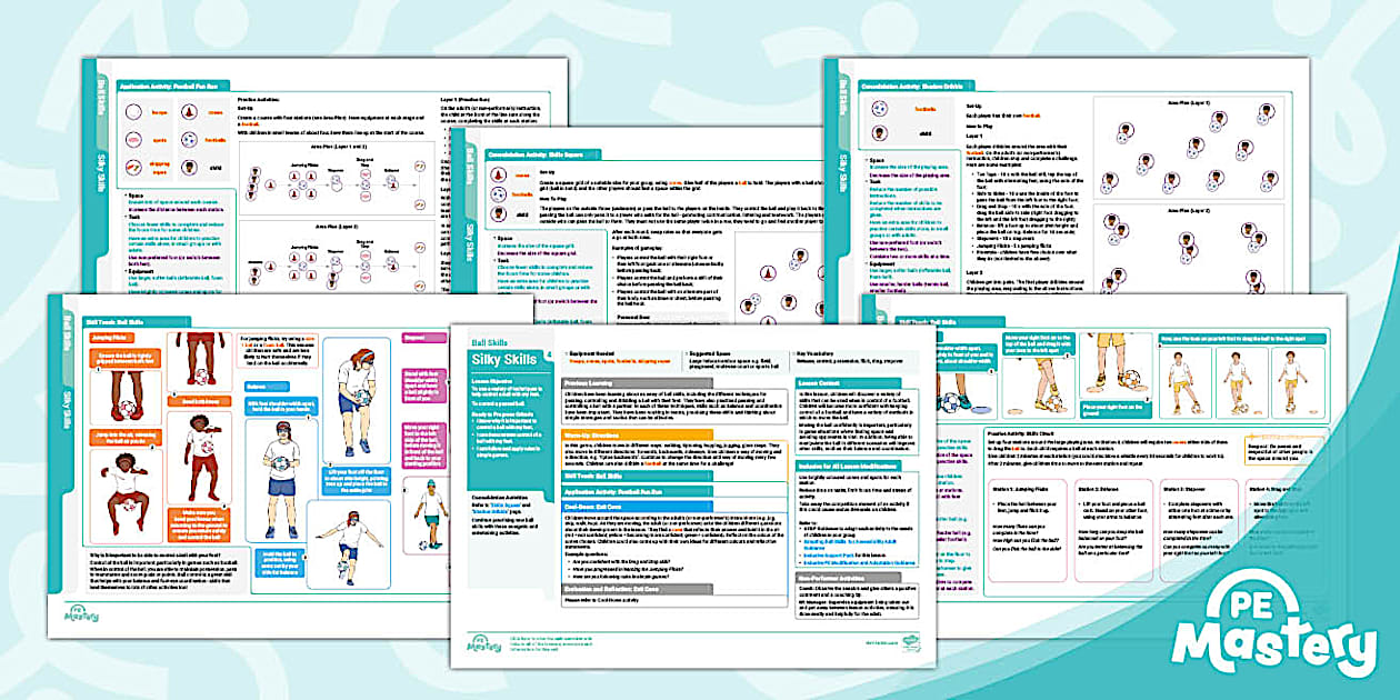 Year 2 Ball Skills (Kicking) Lesson 4 - Silky Skills