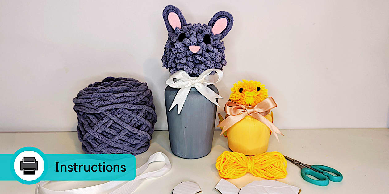 Easter Animals | Easter Jars Craft (teacher made) - Twinkl