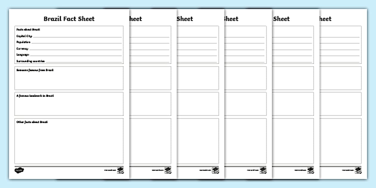 Factsheet Writing Countries Template | Twinkl (teacher made)