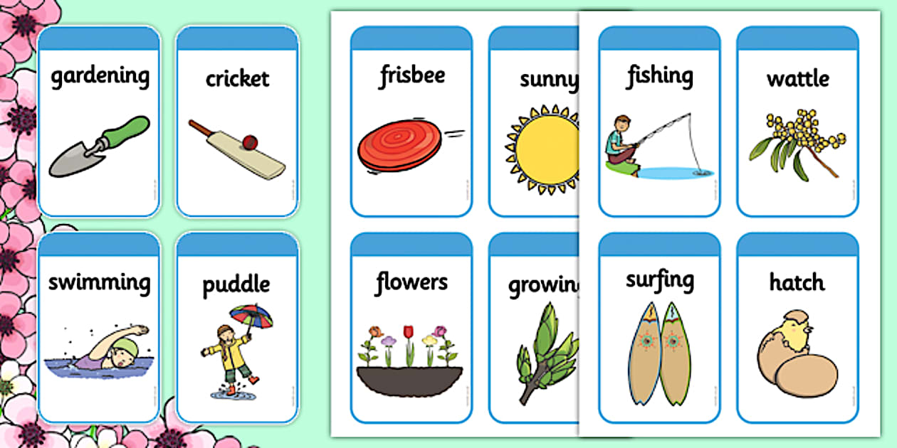 ESL Spring Flashcards | Twinkl Primary Resources | Printable