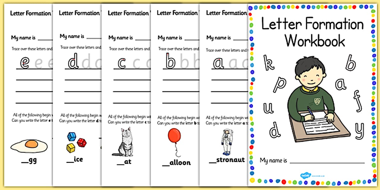 Letter Formation Workbook (Uppercase) (teacher made)