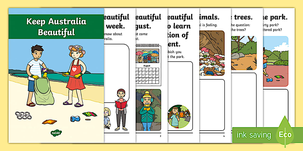TAS Keep Australia Beautiful Week Reading Activity Booklet