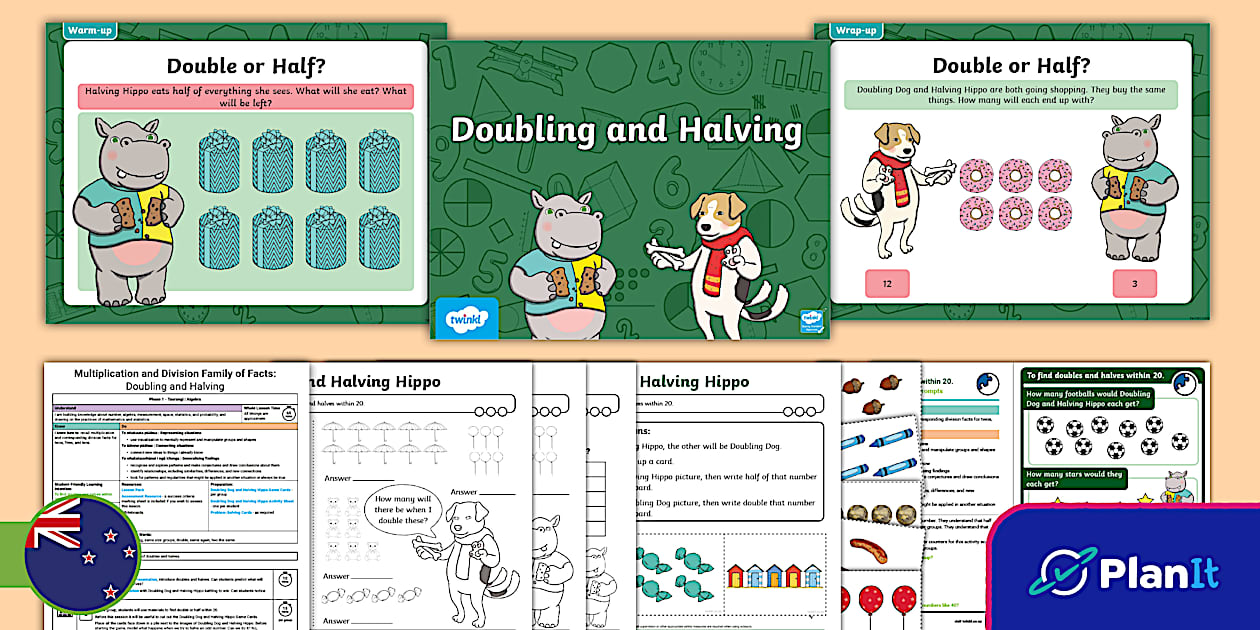 Phase 1 Family of Facts (Doubling and Halving) Lesson 2