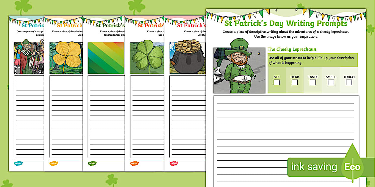 St Patrick's Day Writing Prompts