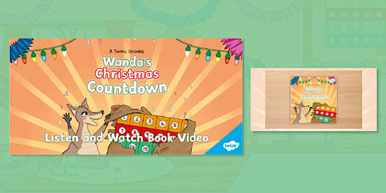 Wanda's Christmas Countdown – Listen and Watch Book Video