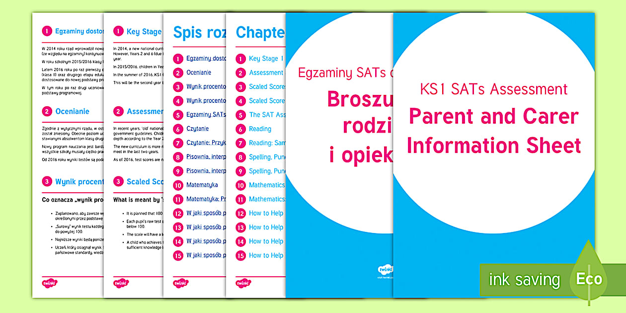 SATS survival 2017: KS1 SATs Assessment Parent and Carer Information Sheet