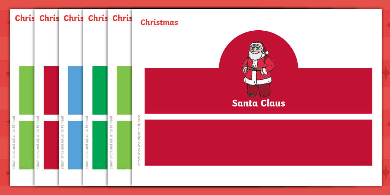 Christmas Role Play Headbands (Teacher-Made) - Twinkl
