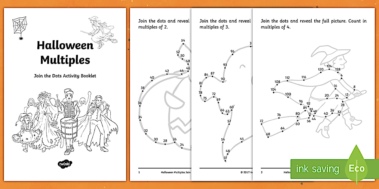Halloween Multiples Activity Booklet (teacher made) - Twinkl
