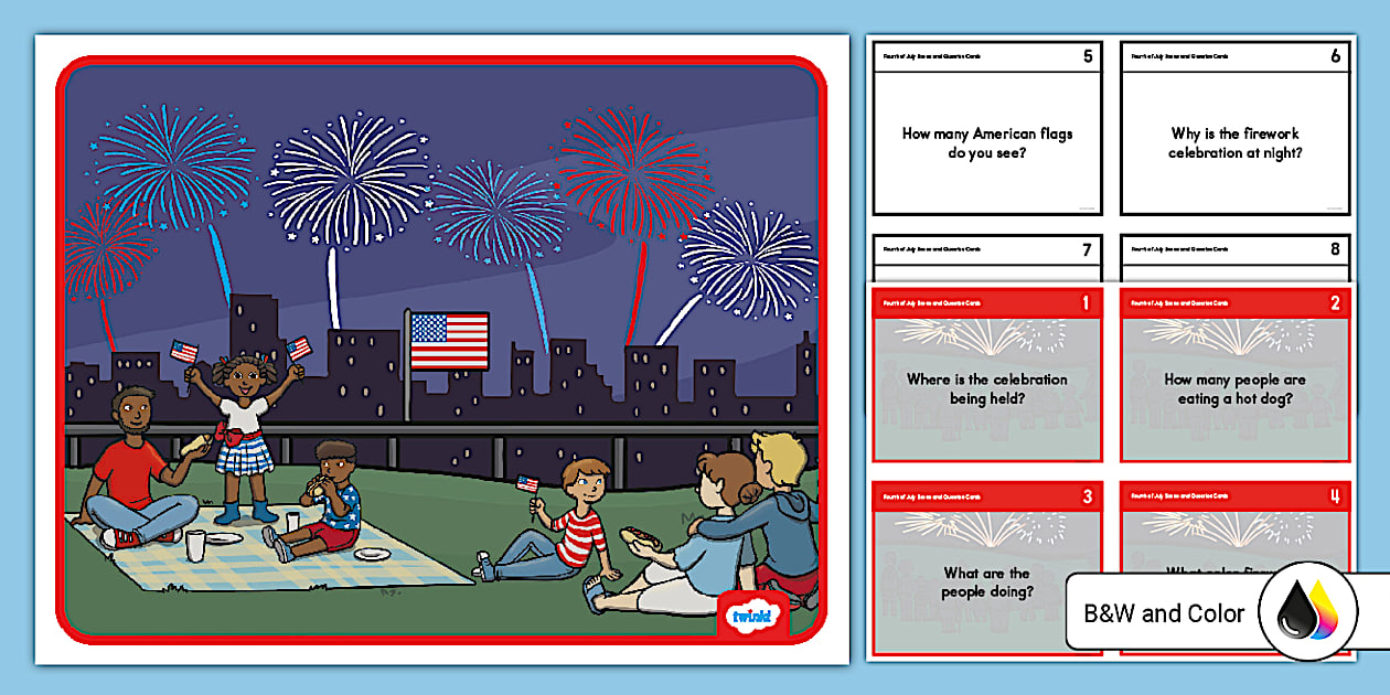 4th of July Questions | Independence Day | Twinkl USA