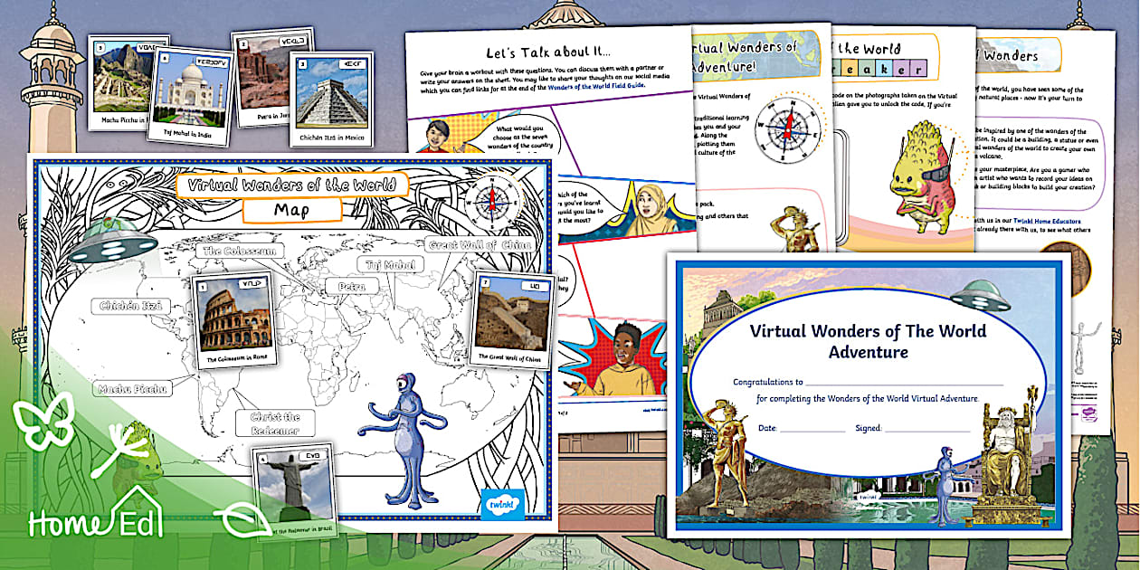 Virtual Wonders of the World Adventure (teacher made)
