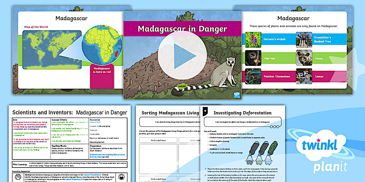 Scientists and Inventors | Madagascar KS2 | Y4 Lesson Pack 1