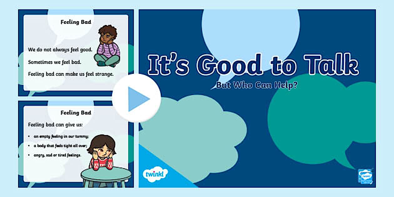 It's Good to Talk but Who Can Help? PowerPoint - Twinkl