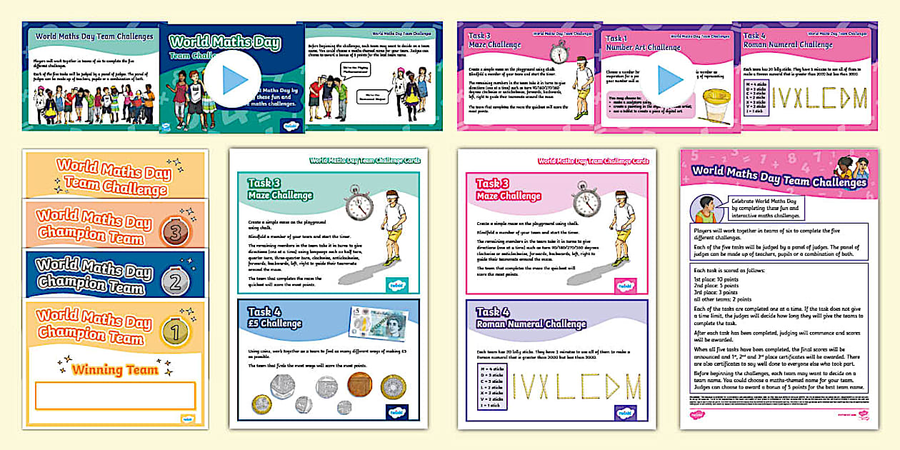 👉 World Maths Day Competition | Team Challenges | Twinkl | KS2