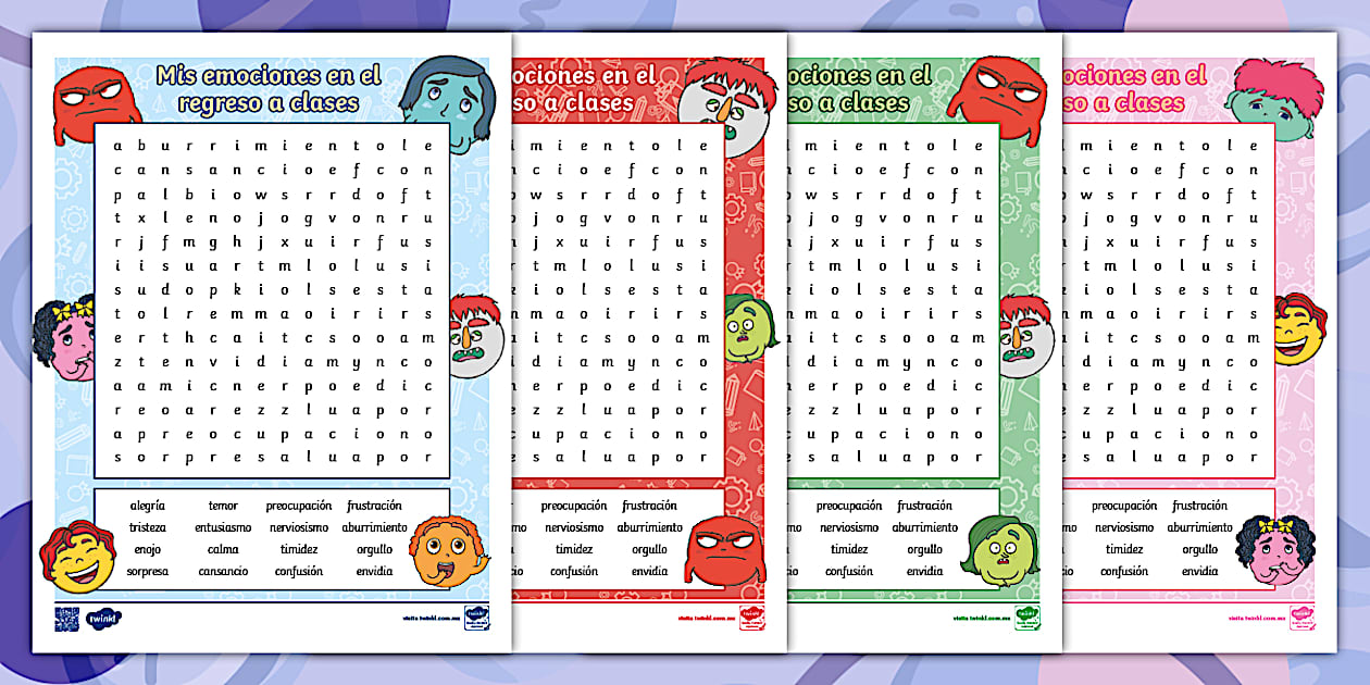 Regreso a clases - sopa de letras (Teacher-Made) - Twinkl