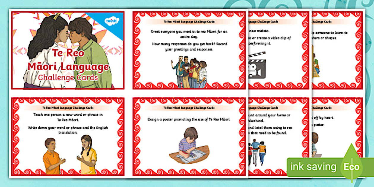 Te Reo Māori Challenge Cards | For Students | Twinkl | NZ