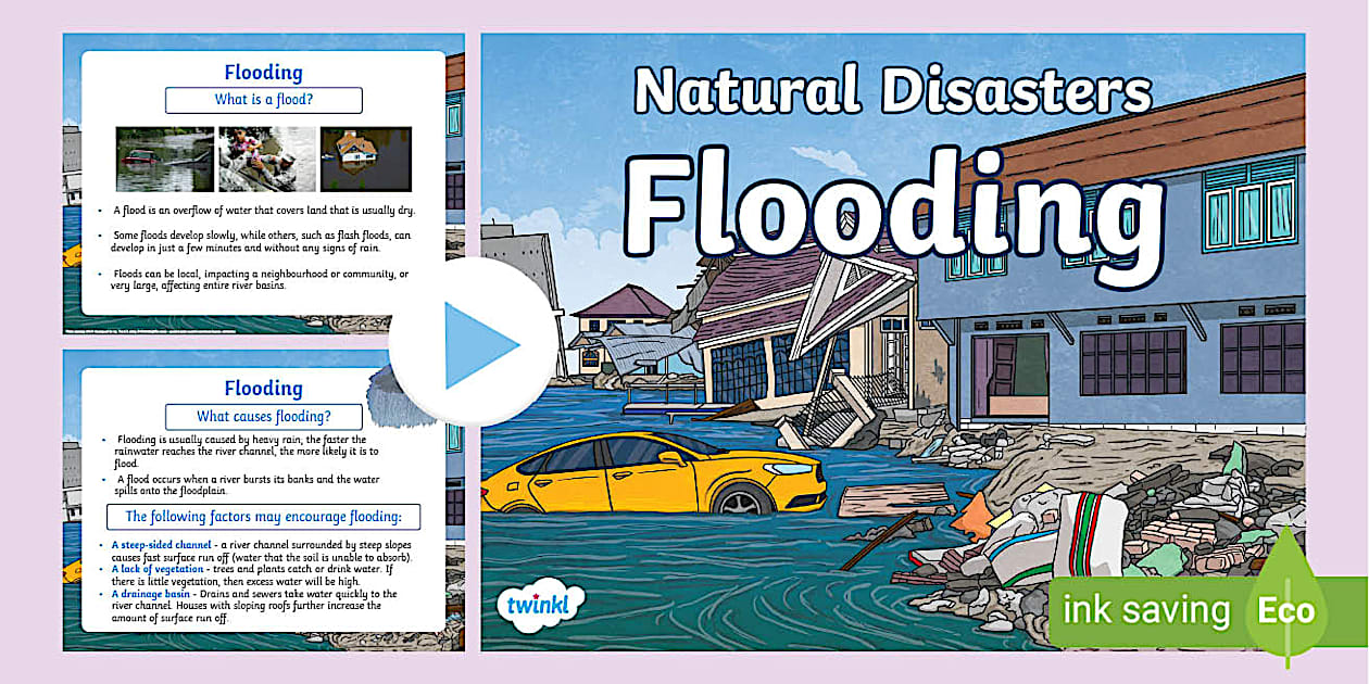 Flooding Information PowerPoint | Causes of Flooding KS2