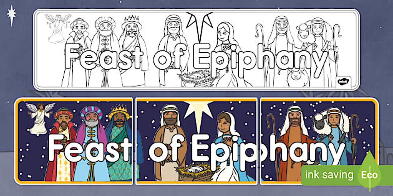 Feast of Epiphany Banner (Hecho por educadores) - Twinkl