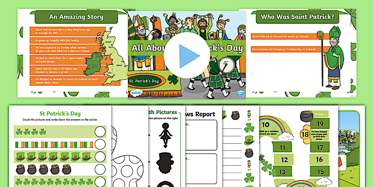 St Patrick's Day Teaching Pack | EYFS Classroom Resource