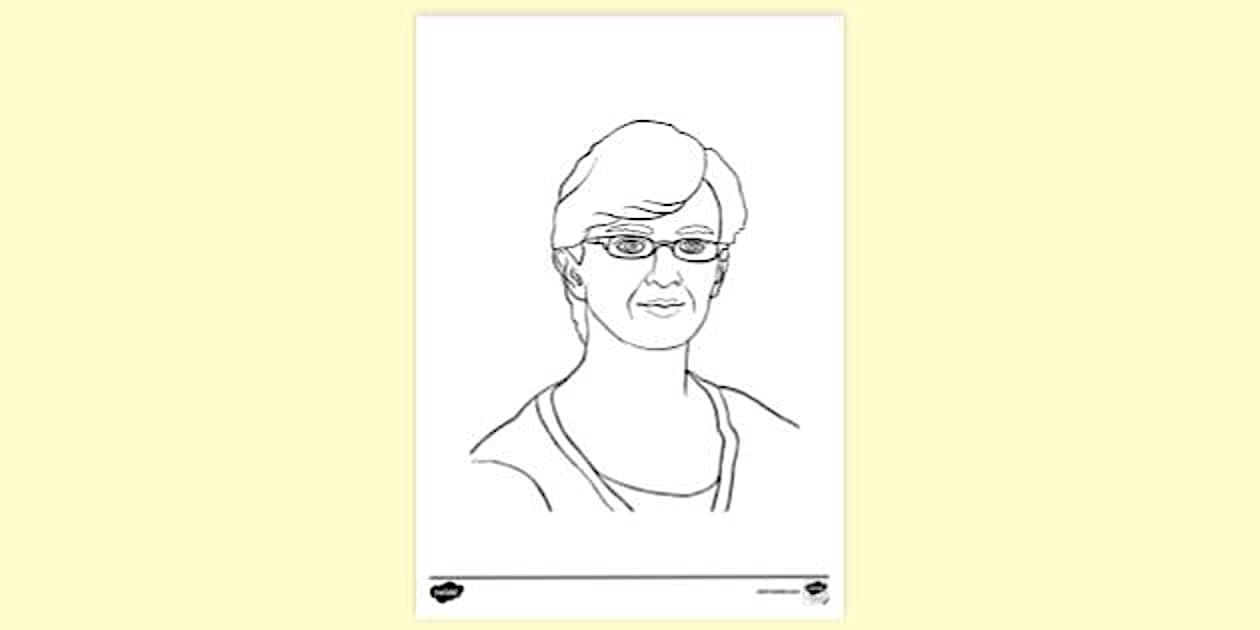 Maggie Chapman Face Colouring Sheets | Colouring Pages
