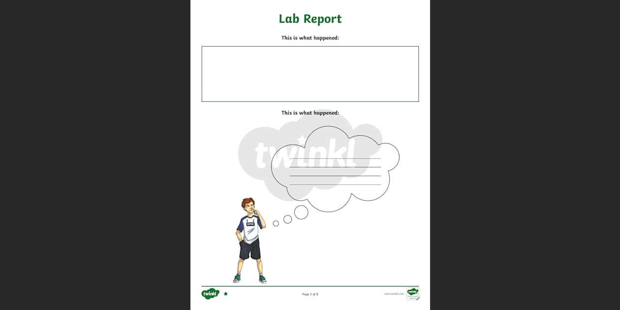 middle school lab template