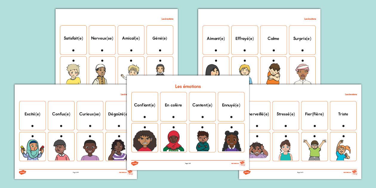 Activité de correspondance : Les émotions