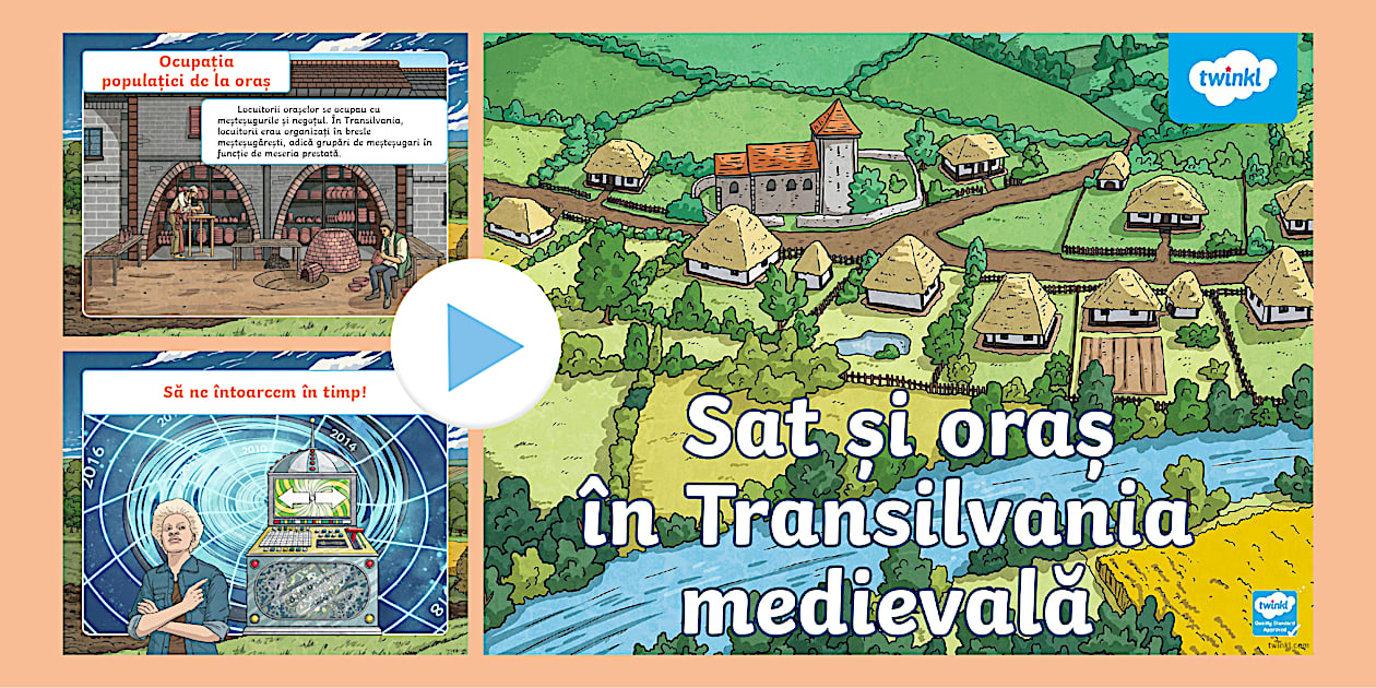 Sat și oraș în Transilvania medievală | Twinkl România
