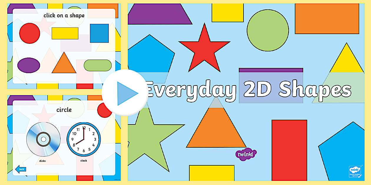Everyday Shapes PowerPoint 2D (Lehrer gemacht) - Twinkl