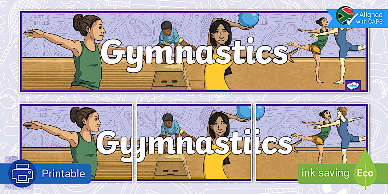 Grade 6 Physical Fitness Gymnastics Movement Display Banner