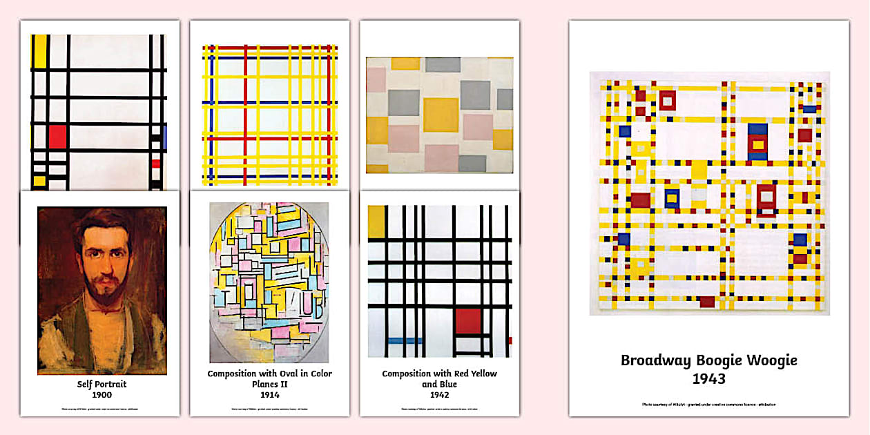 Piet Mondrian Photo Pack (teacher made) - Twinkl